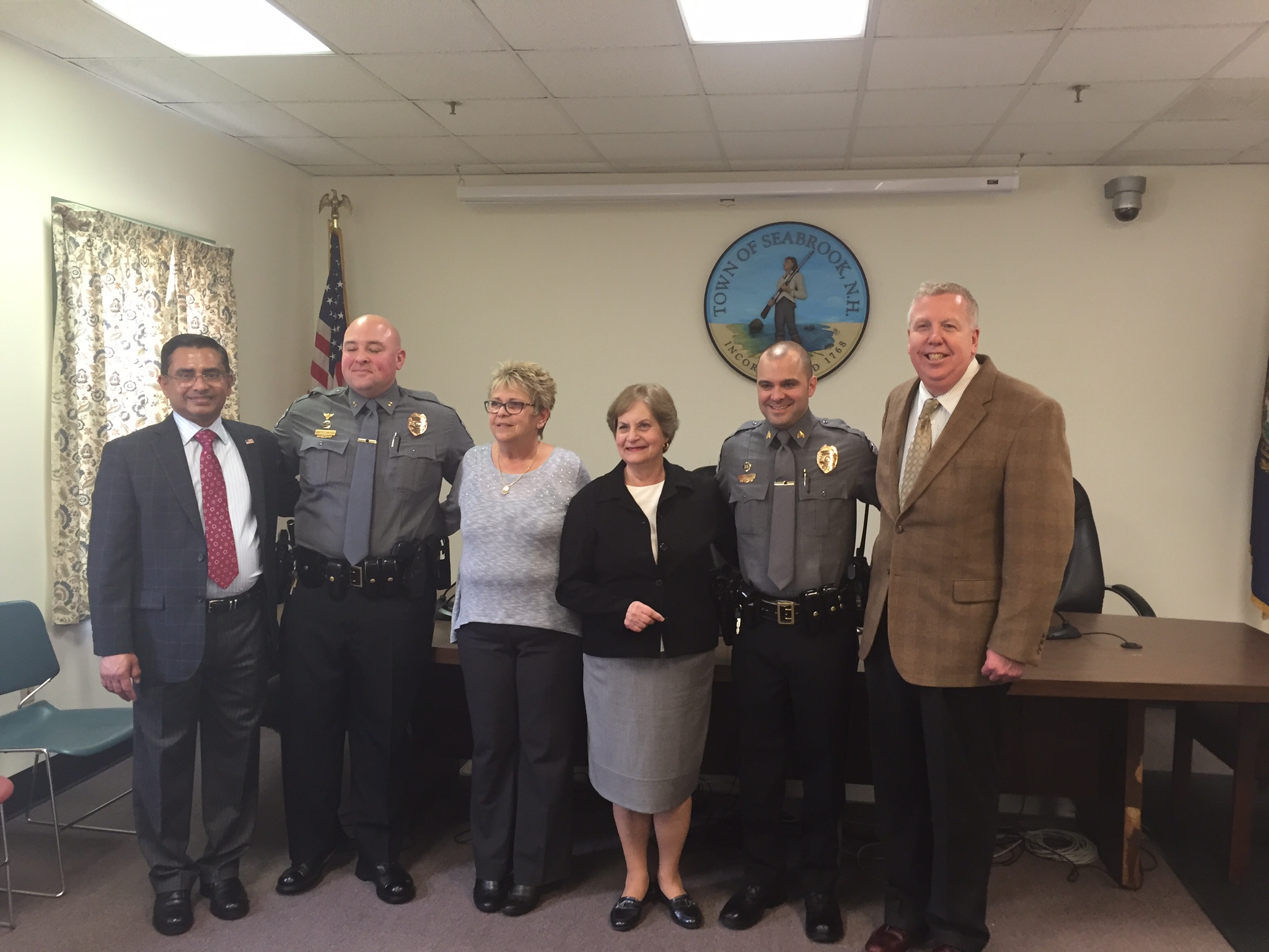 Congratulations to New Seabrook Police Officers | Bill Manzi.com
