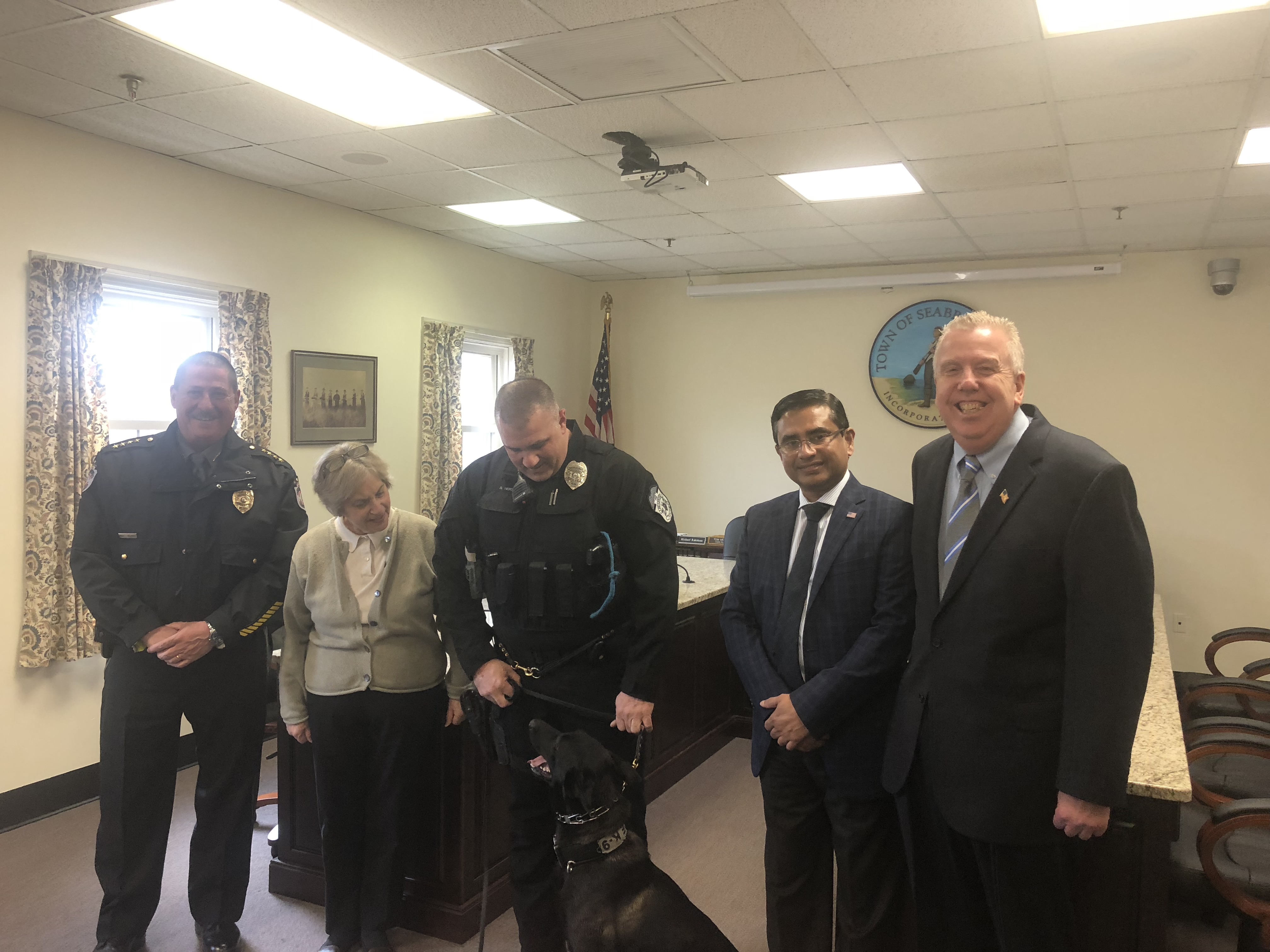 Seabrook K-9 Henry Reports for Duty | Bill Manzi.com